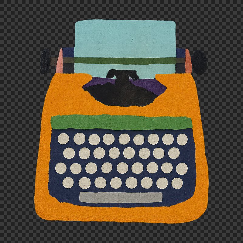 Typewriter Tools Retro Writing Paper PNG Images | Free Photos, PNG ...