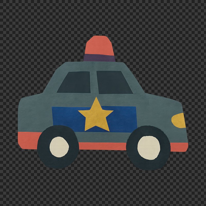 Cartoon+cop+car Vehicle Images | Free Photos, PNG Stickers, Wallpapers ...