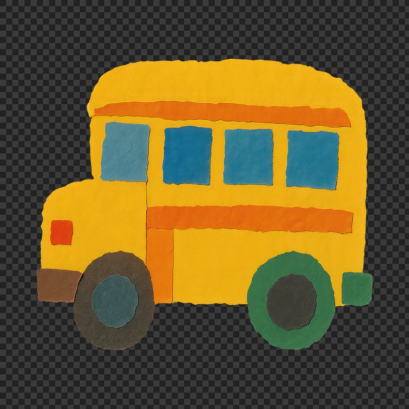 School+bus+cutout Paper Images | Free Photos, PNG Stickers, Wallpapers ...