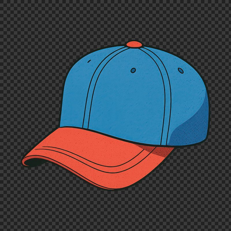 Cap Retro Shadow Art Texture Sticker Images | Free Photos, PNG Stickers ...