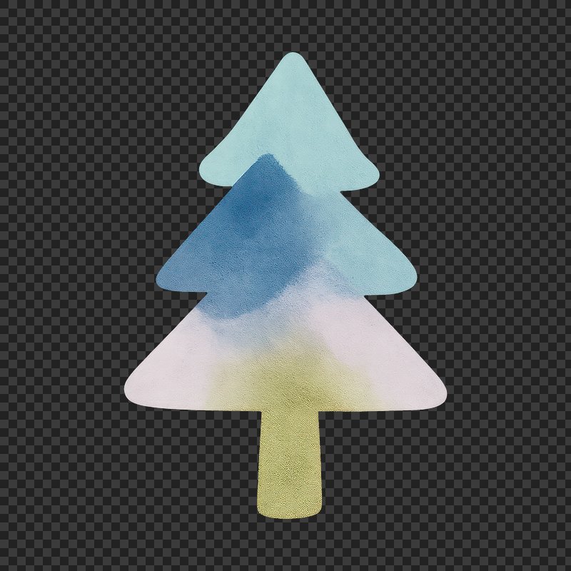 Pine Tree Watercolor Green Images | Free Photos, PNG Stickers ...