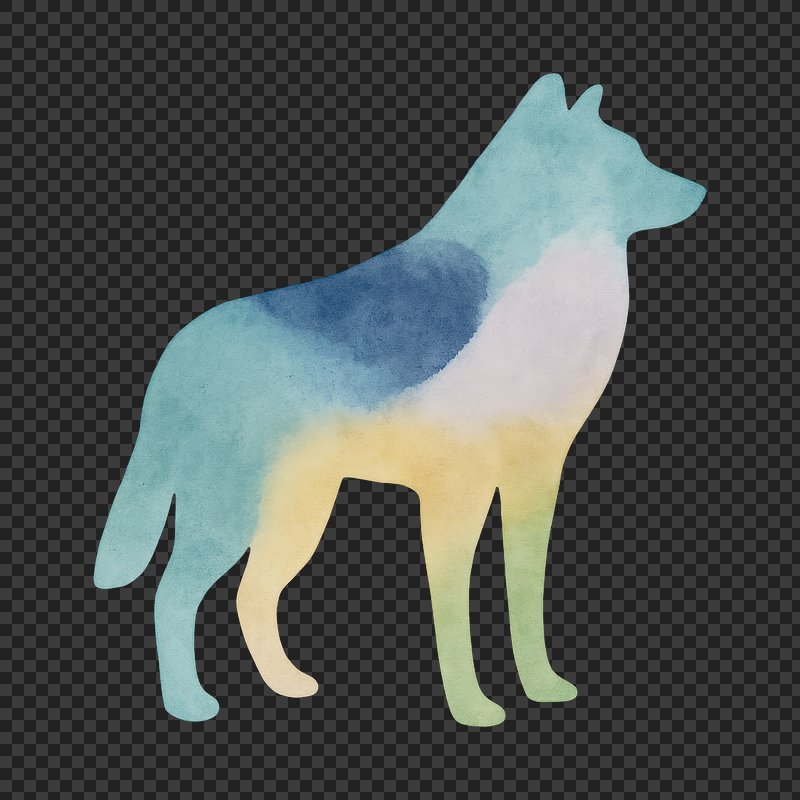 Transparent Wolf Design Style Shadow Images | Free Photos, PNG Stickers ...