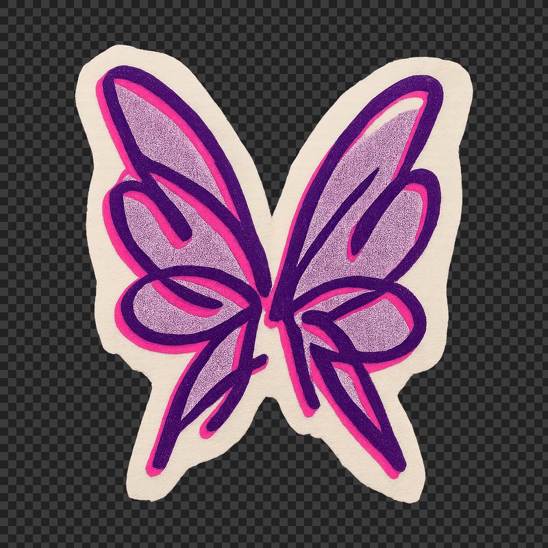 Fairy Butterflies Shadow PNG Images | Free Photos, PNG Stickers ...