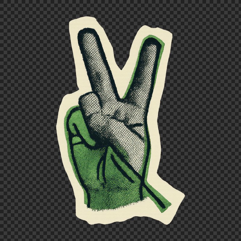Vintage Peace Sign Hand Images | Free Photos, PNG Stickers, Wallpapers ...