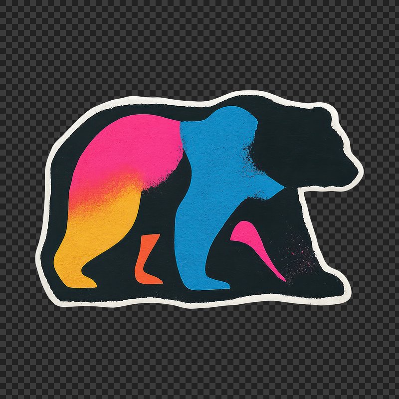 Bear Sticker Design Images | Free Photos, PNG Stickers, Wallpapers ...