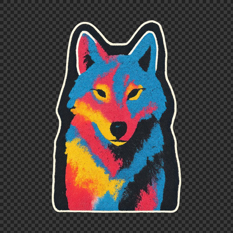 Transparent Wolf Design Style Shadow Images | Free Photos, PNG Stickers ...