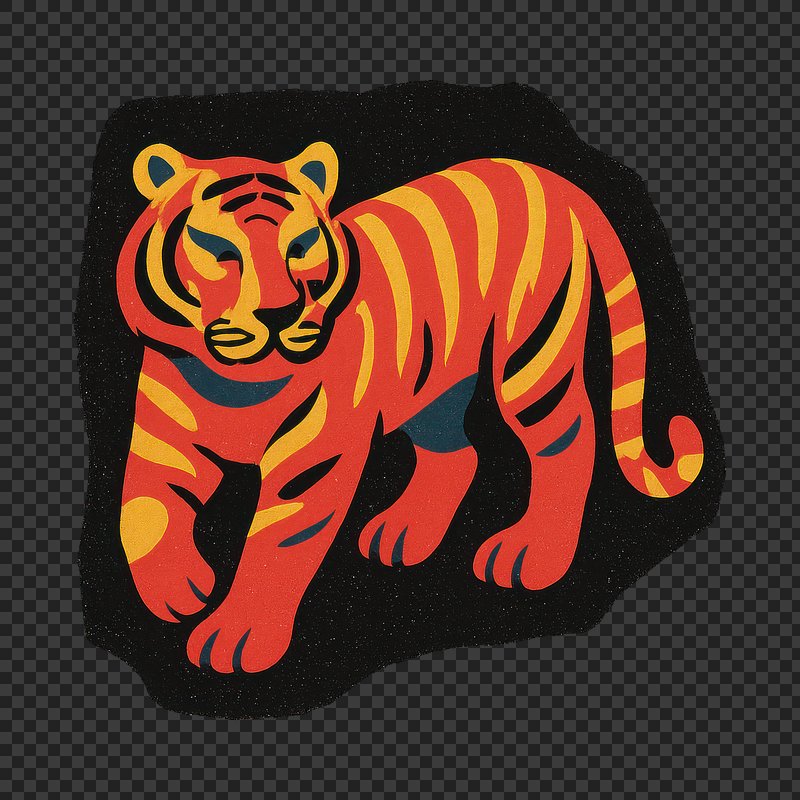 Jungle+art Tiger Images | Free Photos, PNG Stickers, Wallpapers ...
