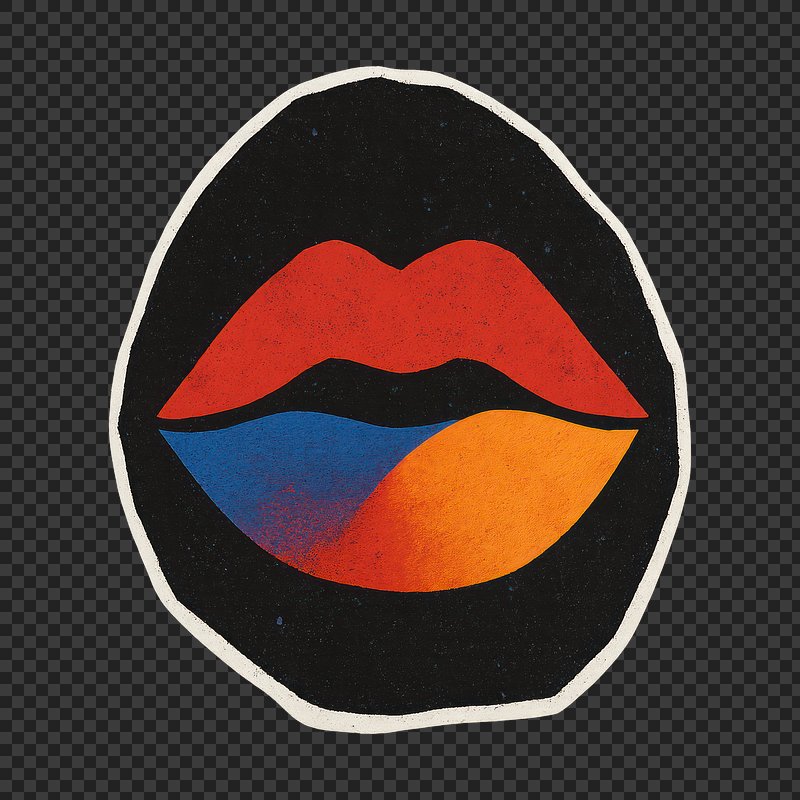 Lips Collage Paper Shadow Style Images | Free Photos, PNG Stickers ...