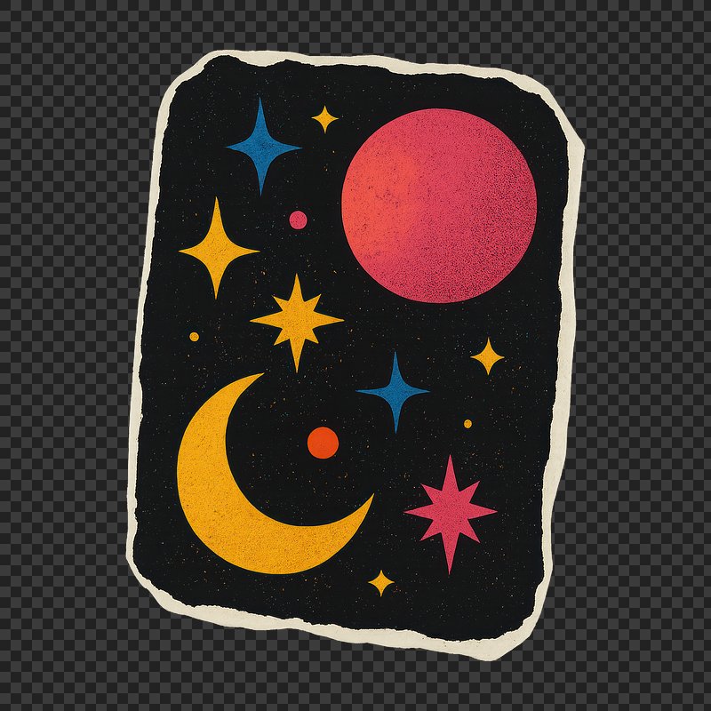 Starry Night Border Shadow PNG Design Images | Free Photos, PNG ...