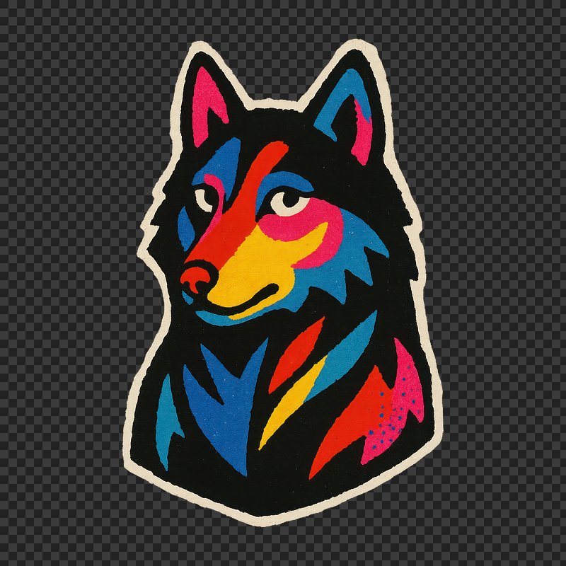 Wolf+sticker Shadow Images | Free Photos, PNG Stickers, Wallpapers ...