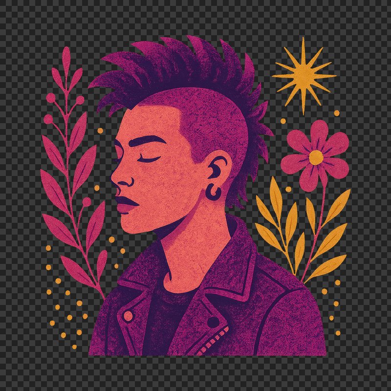 Pink+punk Shadow Images | Free Photos, PNG Stickers, Wallpapers ...