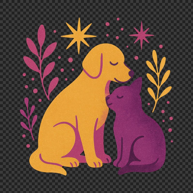 Pets Of Cat Dog Animal Graphic Shadow Images | Free Photos, PNG ...