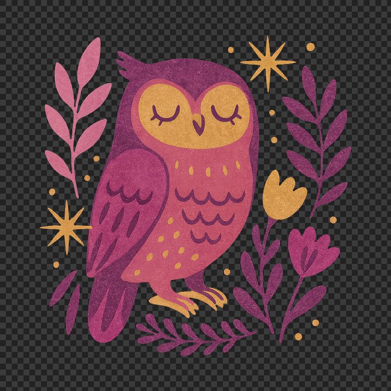 Whimsical+owl Cute Shadow Images | Free Photos, PNG Stickers ...