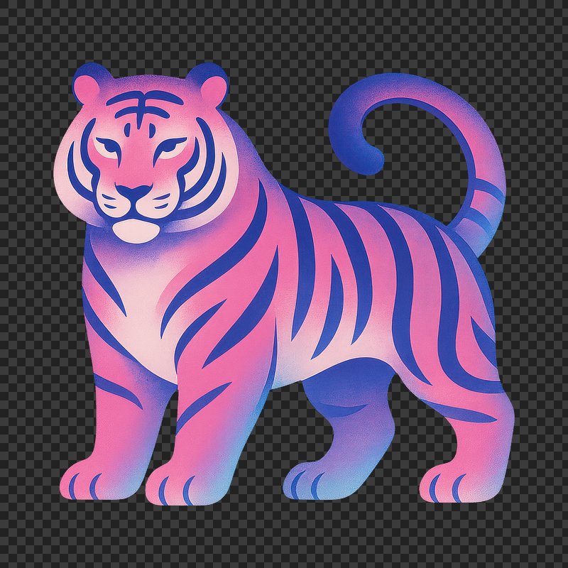 Tiger Outline Vintage Transparent Images | Free Photos, PNG Stickers ...