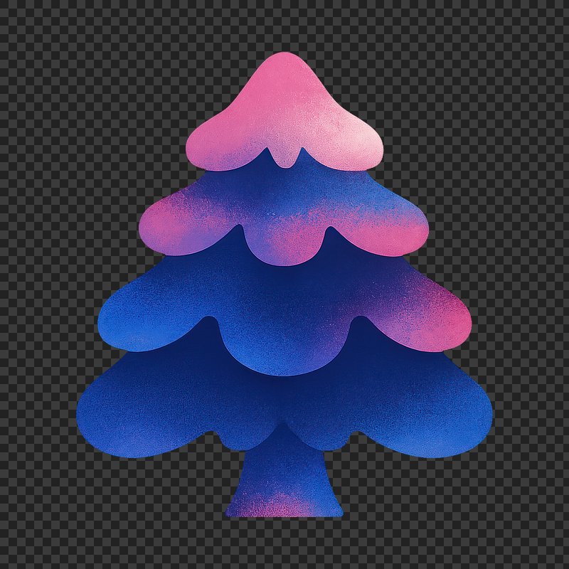 Purple+tree Christmas Design Images | Free Photos, PNG Stickers ...