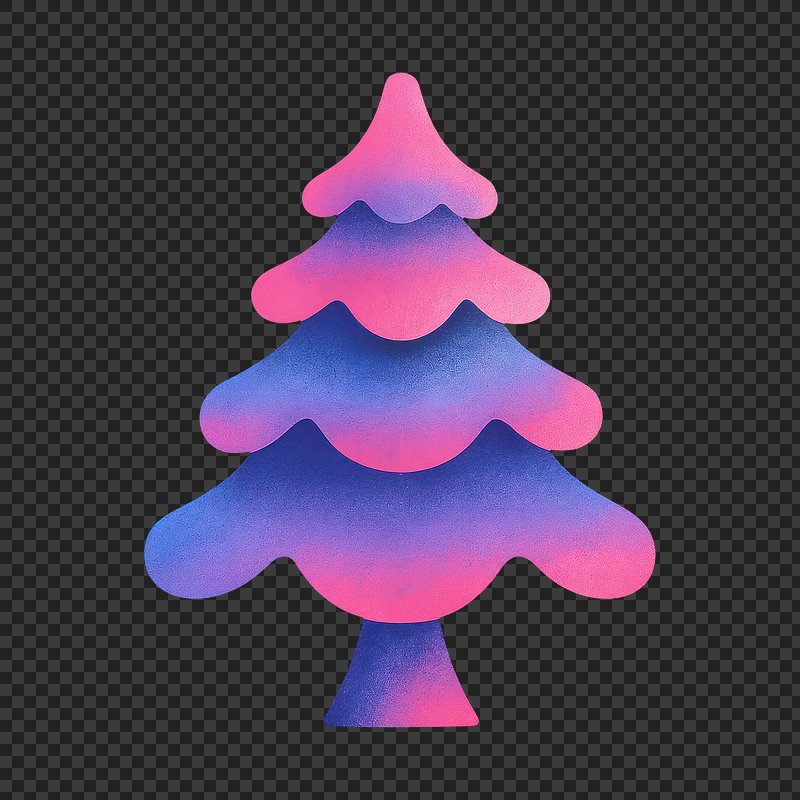 Silhouette Christmas Tree Background Art PNG Images | Free Photos, PNG ...