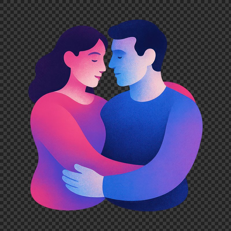 Romantic Embrace Silhouette PNG Images | Free Photos, PNG Stickers ...