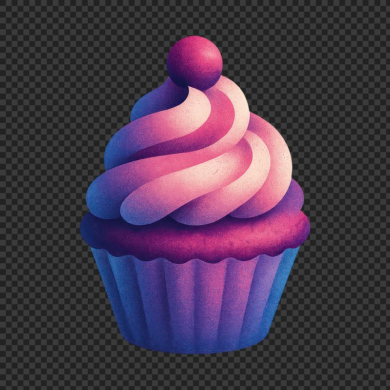 Birthday Background With Cupcake Art Images | Free Photos, PNG Stickers ...