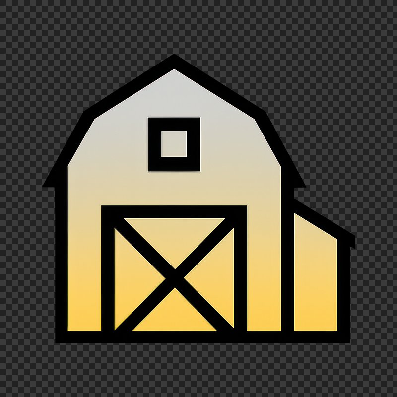 Black And White Barn Illustration Building Images | Free Photos, PNG ...