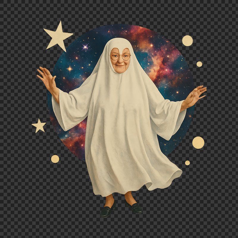 Ghost Floating Design Paper PNG Images | Free Photos, PNG Stickers ...