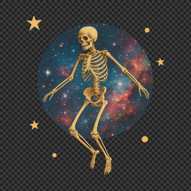 Skeleton Aesthetic Galaxy Images | Free Photos, PNG Stickers ...