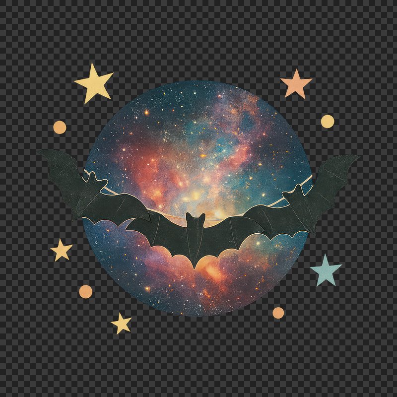 Bat Background PNG Shadow Vintage Space Images | Free Photos, PNG ...