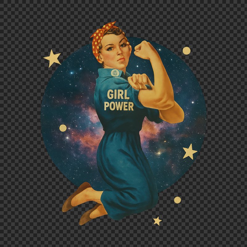 Women+strong+poster PNG Images | Free Photos, PNG Stickers, Wallpapers ...
