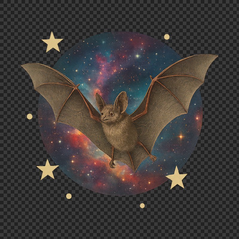 Bat Background PNG Shadow Vintage Space Images | Free Photos, PNG ...