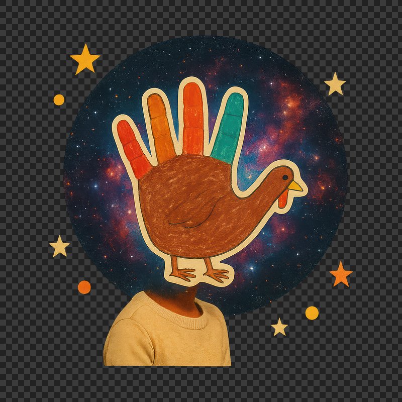 Thanksgiving Hands Turkey PNG Images | Free Photos, PNG Stickers ...