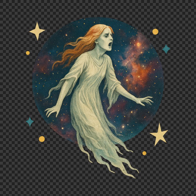 Ghost Floating Design Galaxy Images | Free Photos, PNG Stickers ...