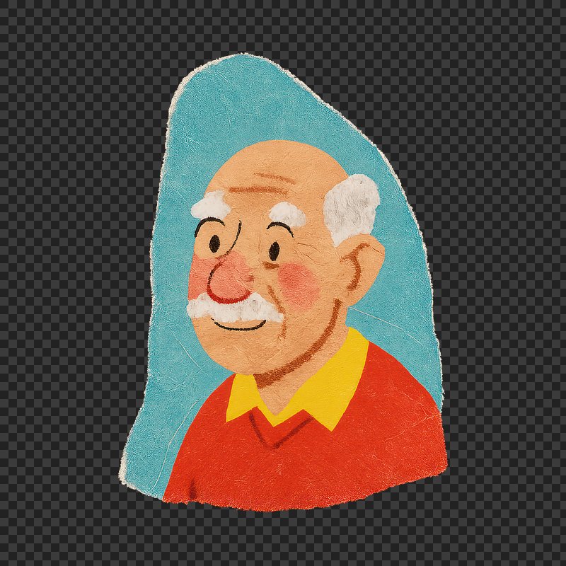 Old Man Cartoon Vintage Texture Images | Free Photos, PNG Stickers ...