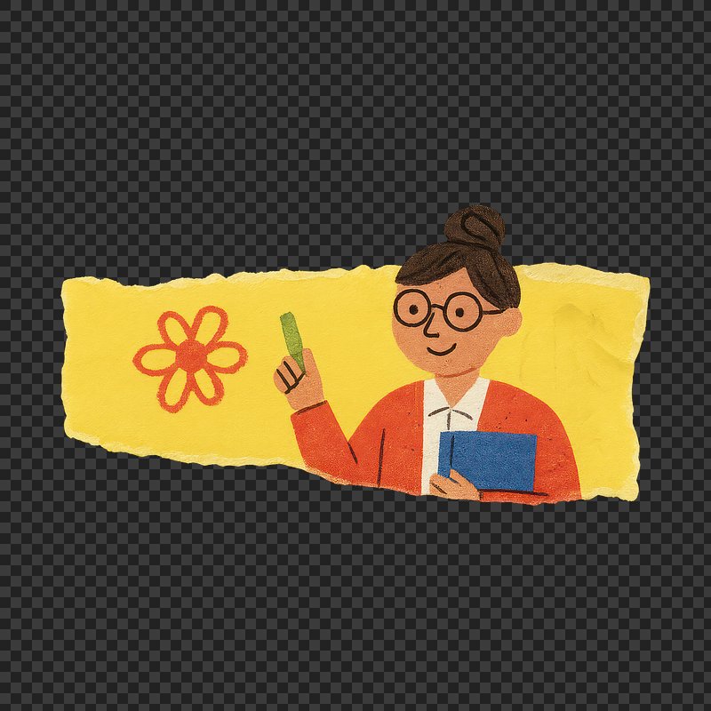 Collage+teacher Background PNG Images | Free Photos, PNG Stickers ...
