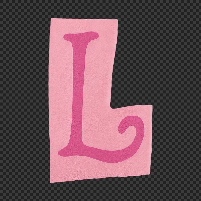 Pink+l Alphabet Images | Free Photos, PNG Stickers, Wallpapers ...