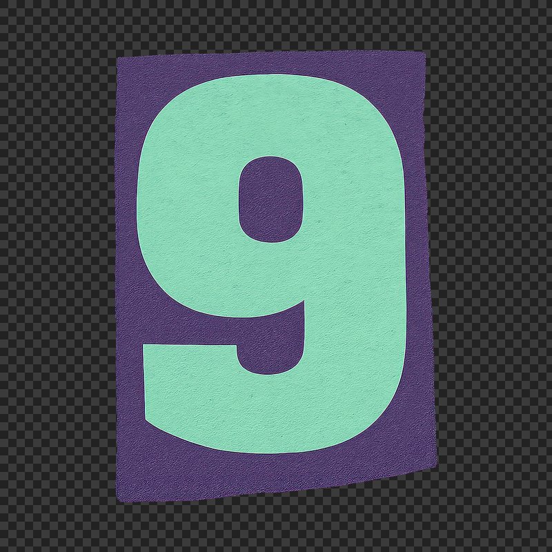 Purple Numbers Paper PNG Images | Free Photos, PNG Stickers, Wallpapers ...