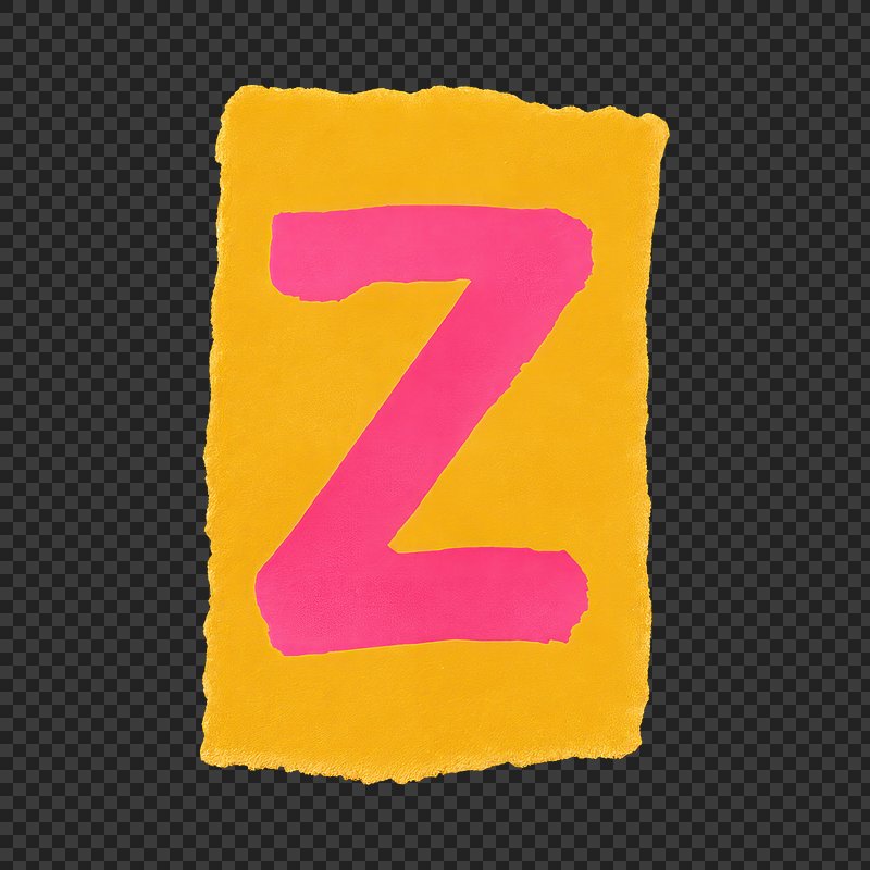 Letter Z Black PNG Images | Free Photos, PNG Stickers, Wallpapers ...