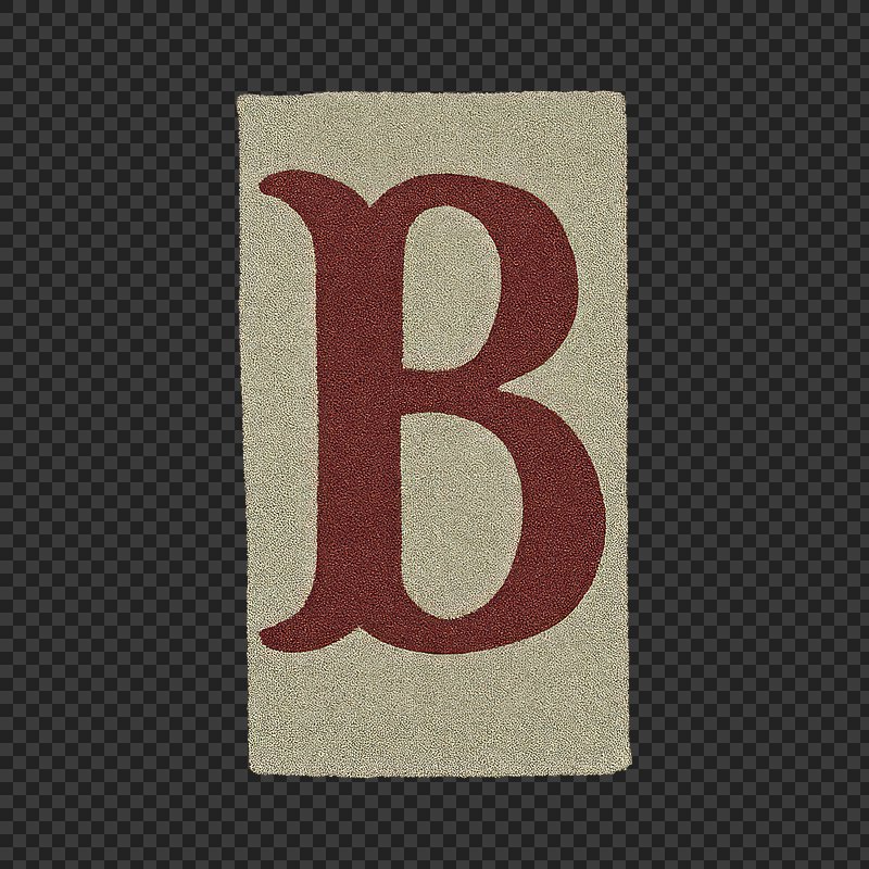 Font B Paper Letter Alphabet PNG Images | Free Photos, PNG Stickers ...