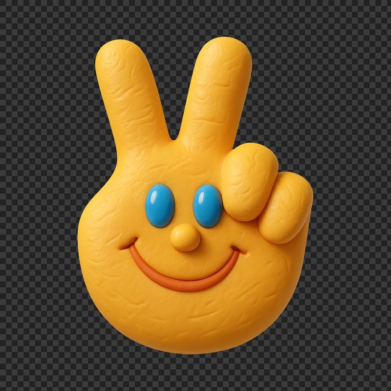 Peace+hand+emoji Shadow Images | Free Photos, PNG Stickers, Wallpapers ...
