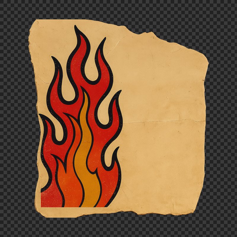 Burned Fire Transparent Shadow Paper Art Images | Free Photos, PNG ...