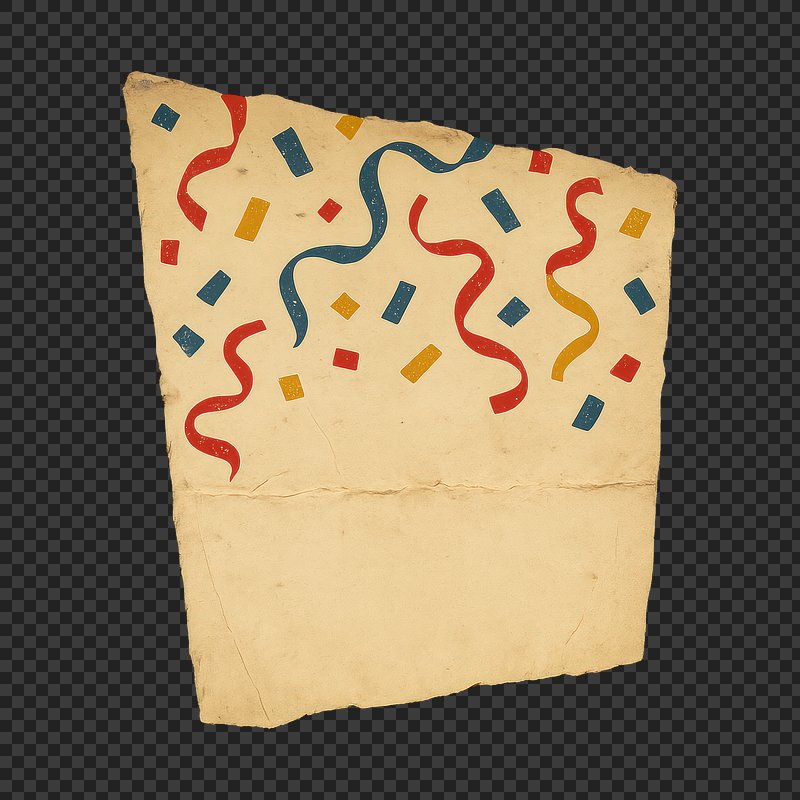 Confetti Vintage Design PNG Images | Free Photos, PNG Stickers ...