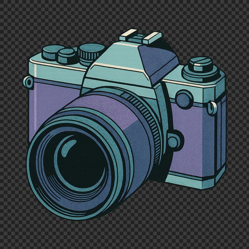 Retro Camera Drawing Transparent Images | Free Photos, PNG Stickers ...