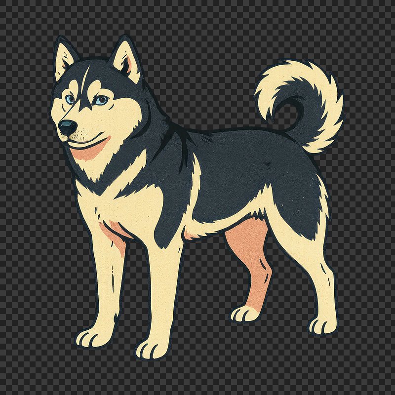 Drawing+of+a+husky Background Cute PNG Images | Free Photos, PNG ...