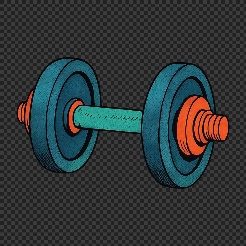 Dumbbell Icons Texture PNG Fitness Cartoon Images | Free Photos, PNG ...