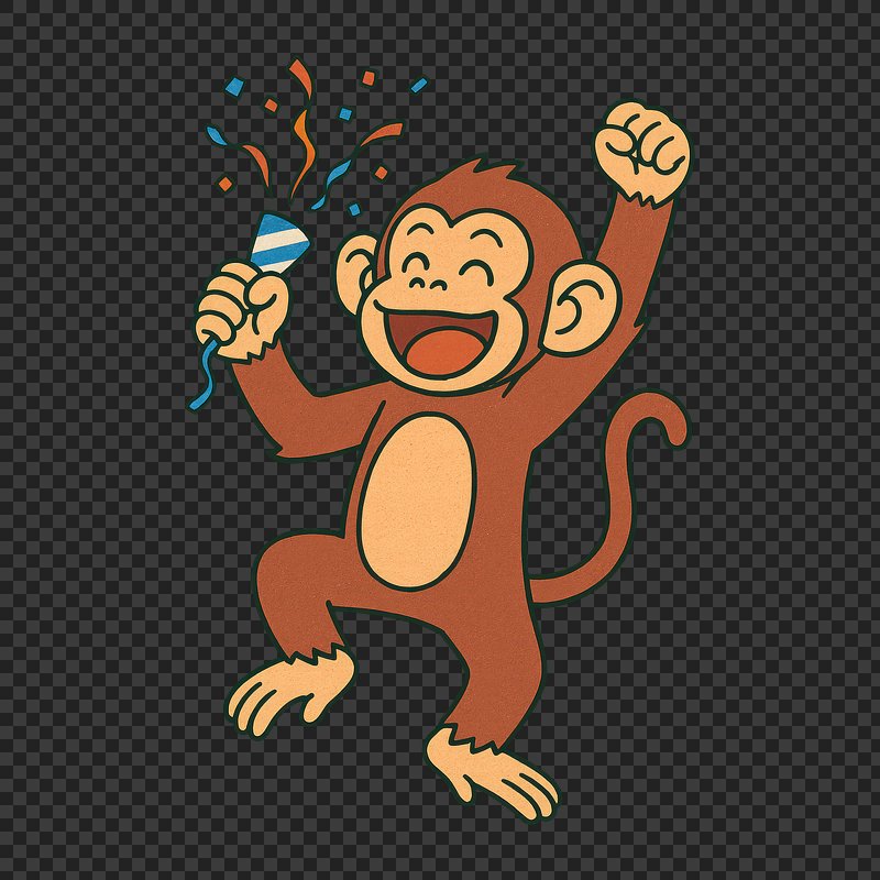 Monkey Animal Textures PNG Shadow Cartoon Images | Free Photos, PNG ...