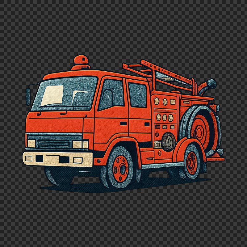 Yellow Truck Retro PNG Cartoon Images | Free Photos, PNG Stickers ...