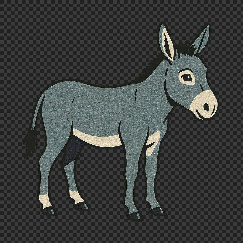 Donkey+cartoon+texture PNG Images | Free Photos, PNG Stickers ...