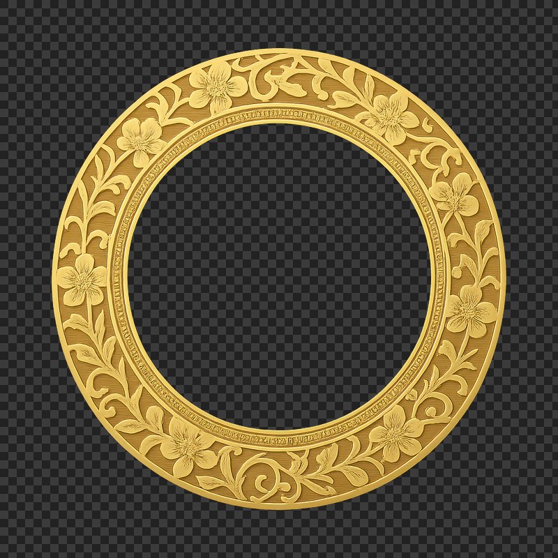 Chinese Frame Round PNG Images | Free Photos, PNG Stickers, Wallpapers ...