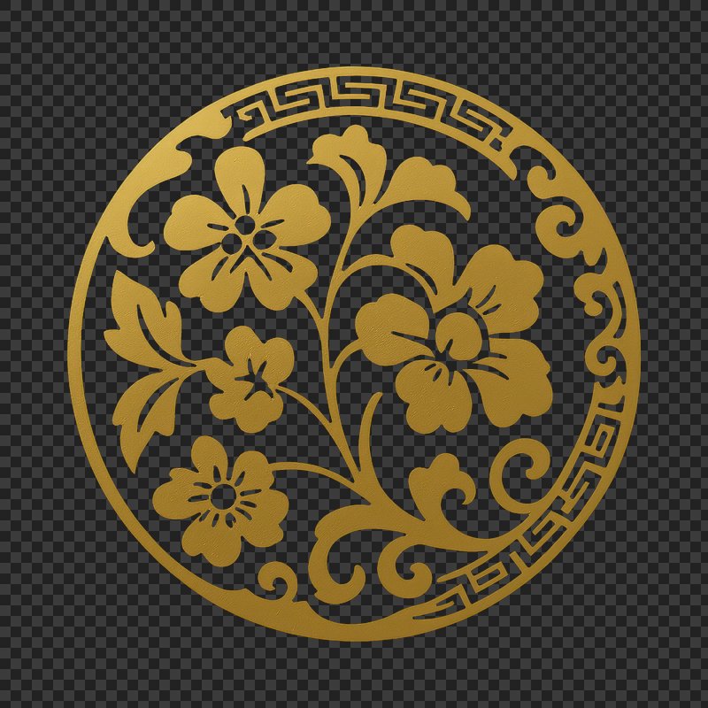 New Floral PNG Golden Images | Free Photos, PNG Stickers, Wallpapers ...