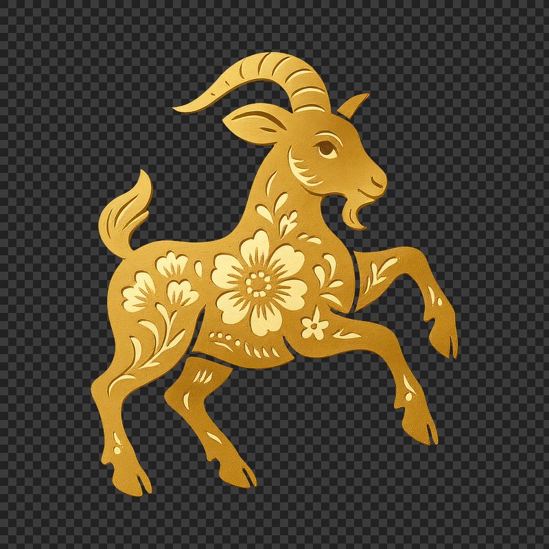 Goat Year Art Gradient Images | Free Photos, PNG Stickers, Wallpapers ...
