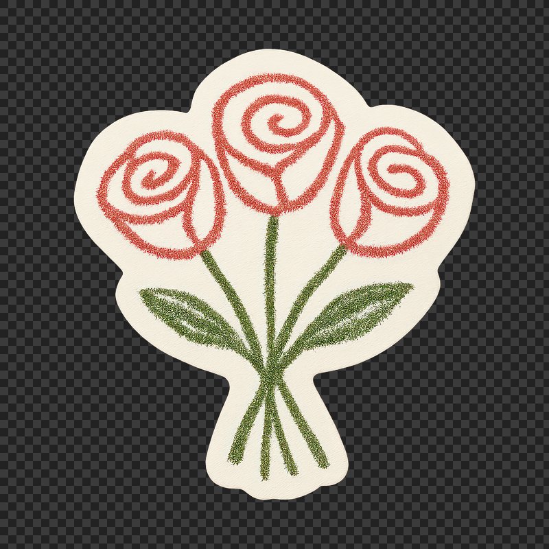 Rose Flower Line Art Shadows Images | Free Photos, PNG Stickers ...