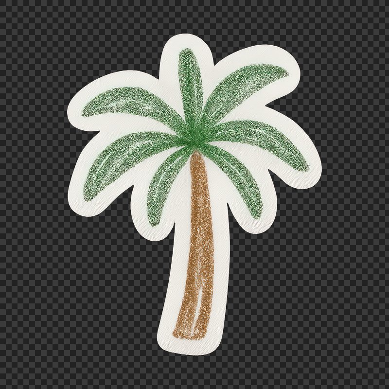 Palm+leaf+paper Tropical Aesthetic PNG Images | Free Photos, PNG ...